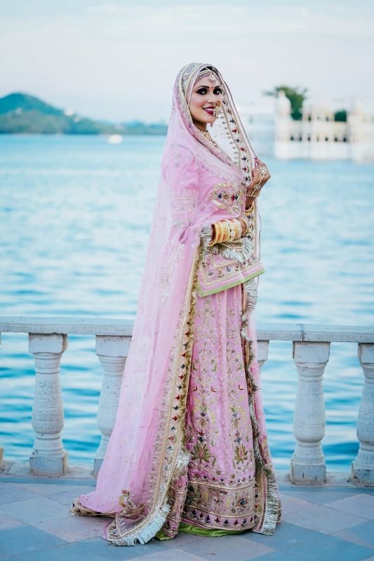 Buy Pink Color Samuh Satin Poshak from Rangwala Rajwadi